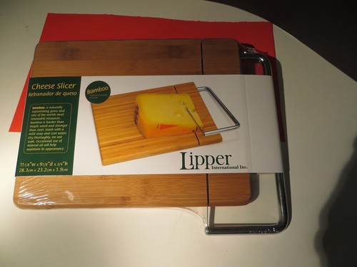 Cheese Slicer/ Cutting Board By Lipper International Bamboo 11”x 9” NEW ...