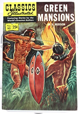 VINTAGE CLASSICS ILLUSTRATED #90 GREEN MANSIONS COMIC BOOK 1969 VERY GOOD! | eBay