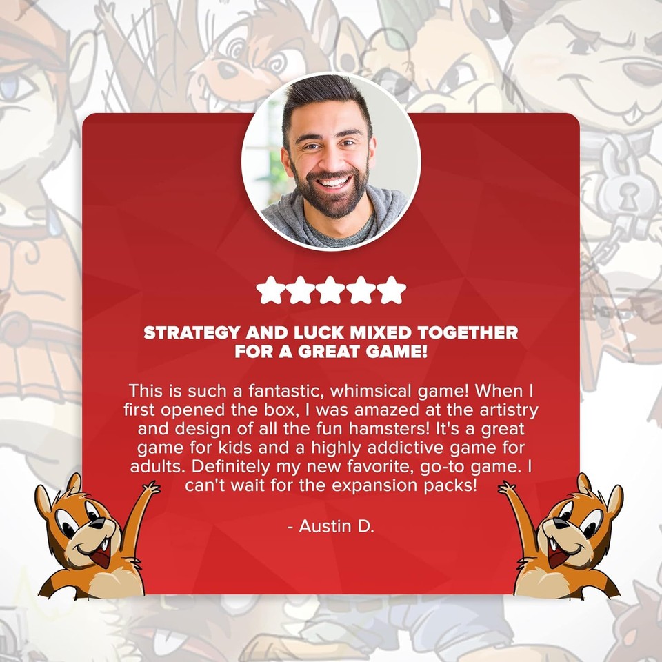 New! Gyrating Hamsters The Haphazard Hoarding of Hilarious Hamster Card ...