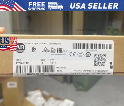 NEW Allen-Bradley 1756-IR12 /A ControlLogix Non-Isolated RTD Input AB ...