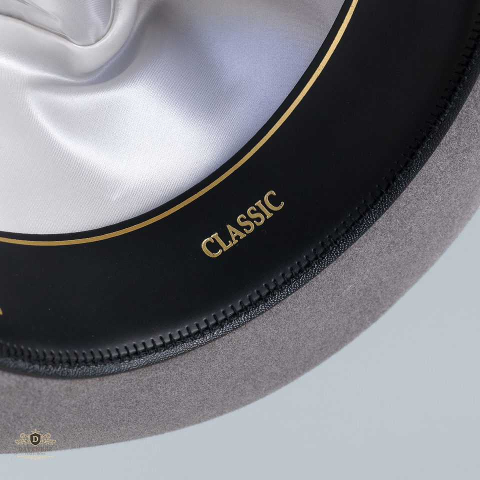 Beaver Brand Hats Classic Homburg Fedora Mens 6 7/8 Steel Burnie Utz ...