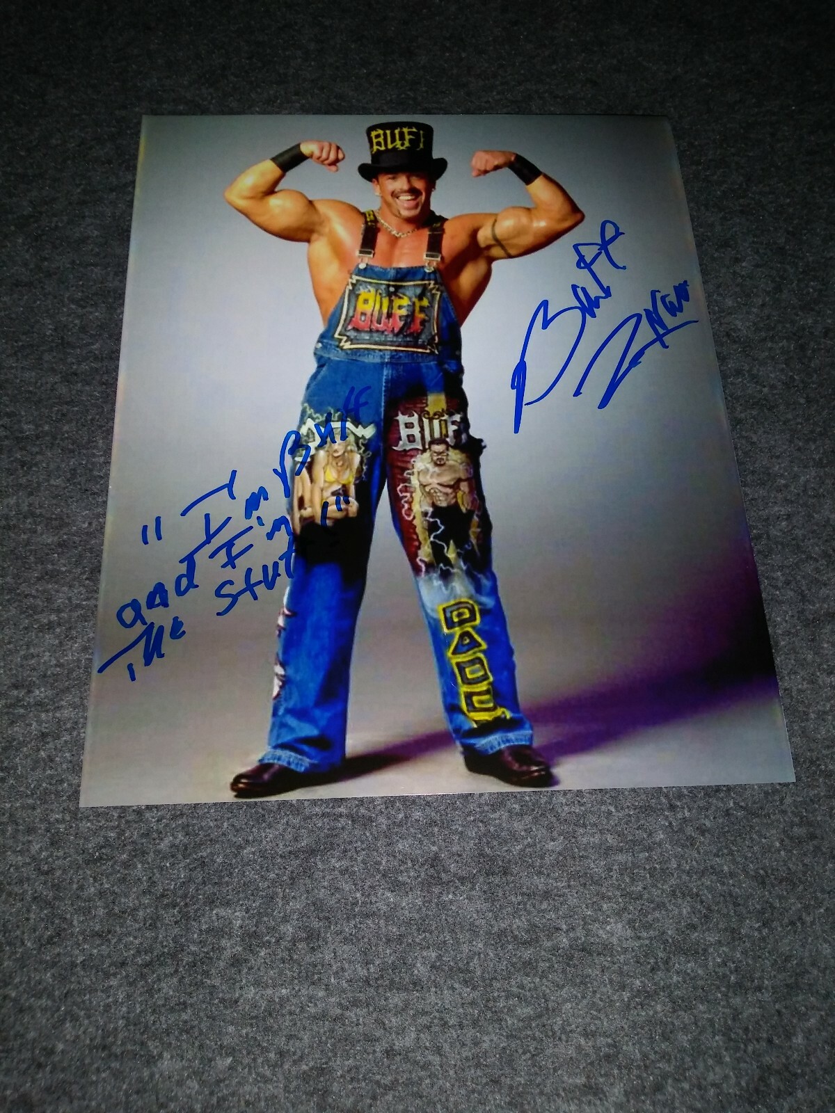 Buff Bagwell signed 8x10 Wcw Wwf Marcus Alexander bagwell | eBay