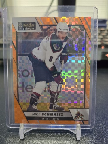 2023-24 OPC PLATINUM NICK SCHMALTZ ORANGE CHECKERS 18/25 | eBay