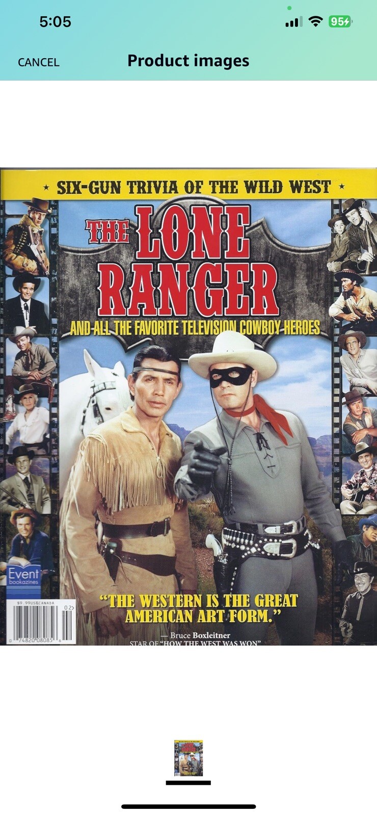 Six-Gun Trivia of the Wild West: The Lone Ranger & All Favorite TV ...