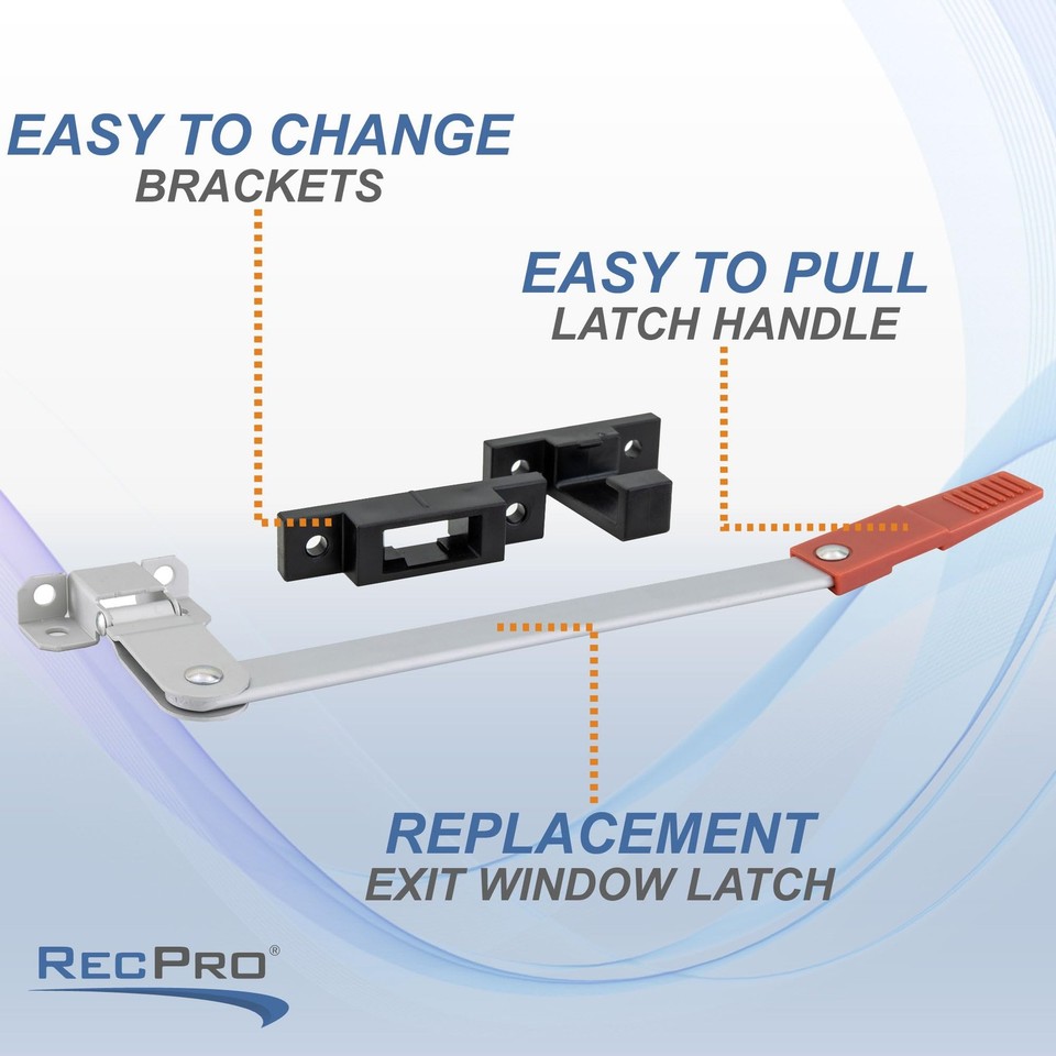 RV Exit Window Latch Egress Replacement | Camper Emergency Exit Window ...