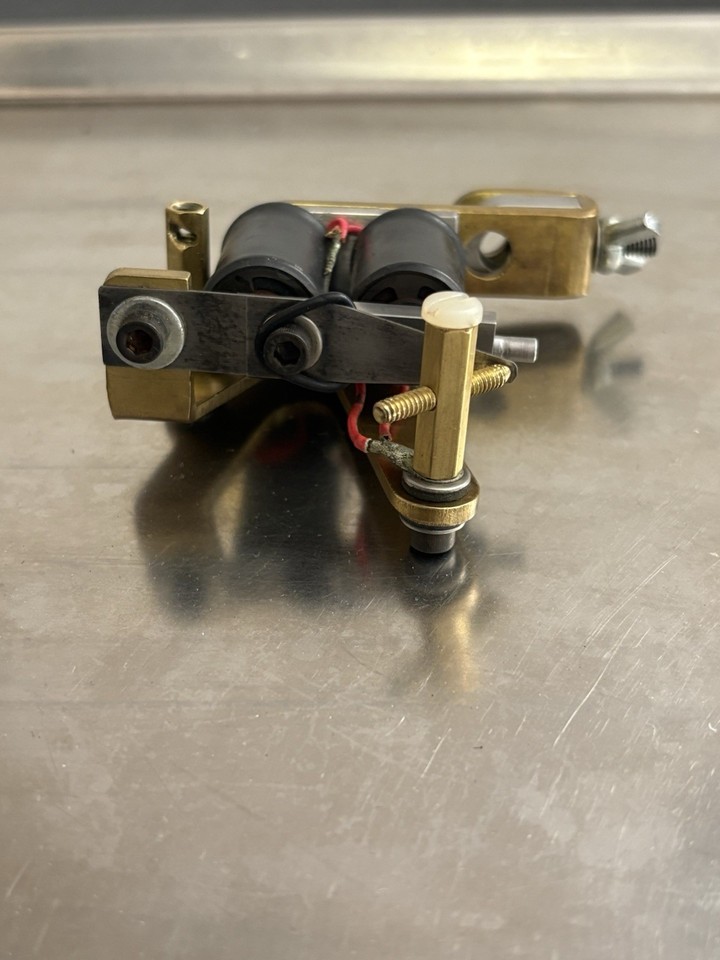 Paco Rollins 2011 Brass “J” tattoo machine Original🇺🇸 Not national ...