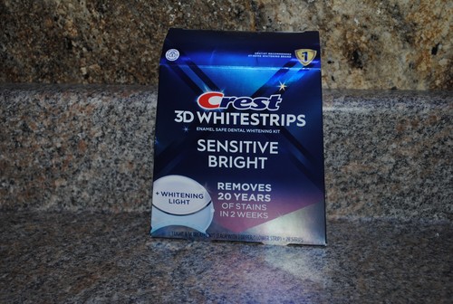 Crest 3d Whitestrips Sensitive Bright 1 Light + 28 Strips, Exp 2027 | eBay