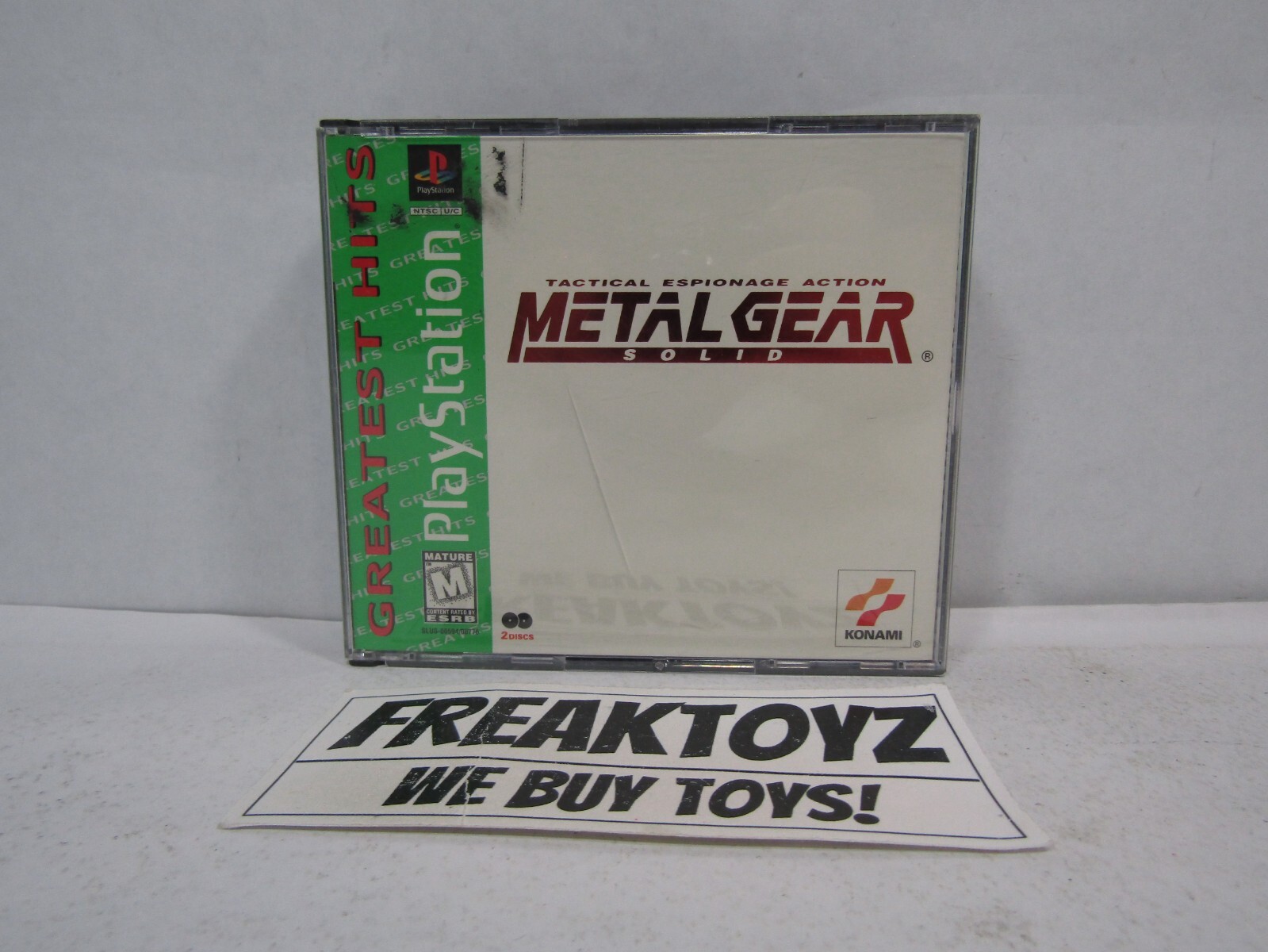 PlayStation 1 Metal Gear Solid, Greatest Hits | eBay