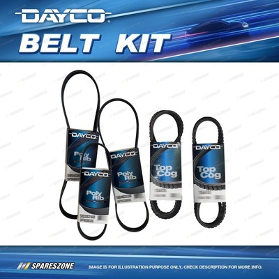 Dayco A/C & Alt & W/P & Idler & Fan Drive Belt Kit for Kenworth C500 ...