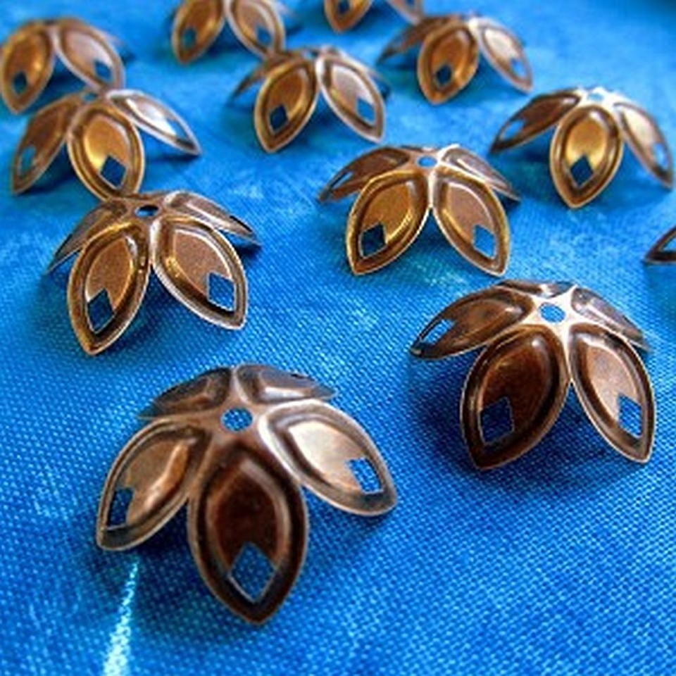 Antiqued Copper Filigree Bead Caps Vintage Bohemian Style 6mm - 42mm ...