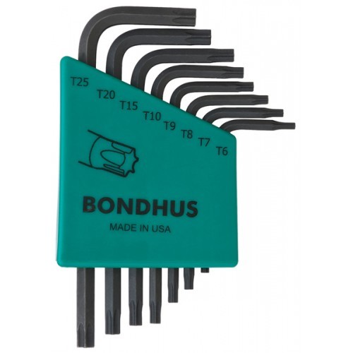 Bondhus TLXS8S 8 Piece Short Torx Key Set T6-T25 | eBay