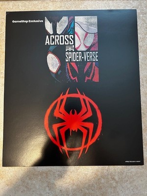 GameStop Promo Poster Across The Spider-Verse & Spider-Man | eBay