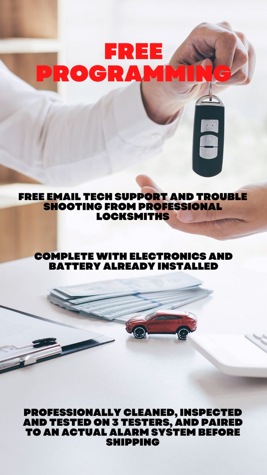 OEM AUTOPAGE KEYLESS REMOTE START KEY FOB TRANSMITTER H50T21 XT-33 BLUE ...