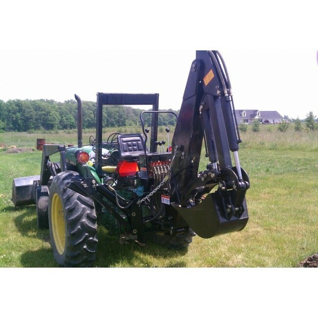 Titan Attachments LW6A 6' ft 3 Point Backhoe with Thumb Excavator for ...