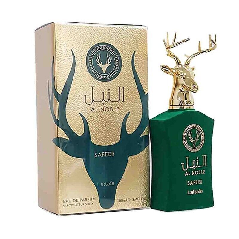 Lattafa Unisex Al Noble Safeer Green EDP 3.4 oz Fragrances 6291108738009