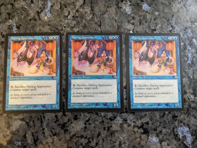 MTG Daring Apprentice Mirage Regular Rare for sale online | eBay