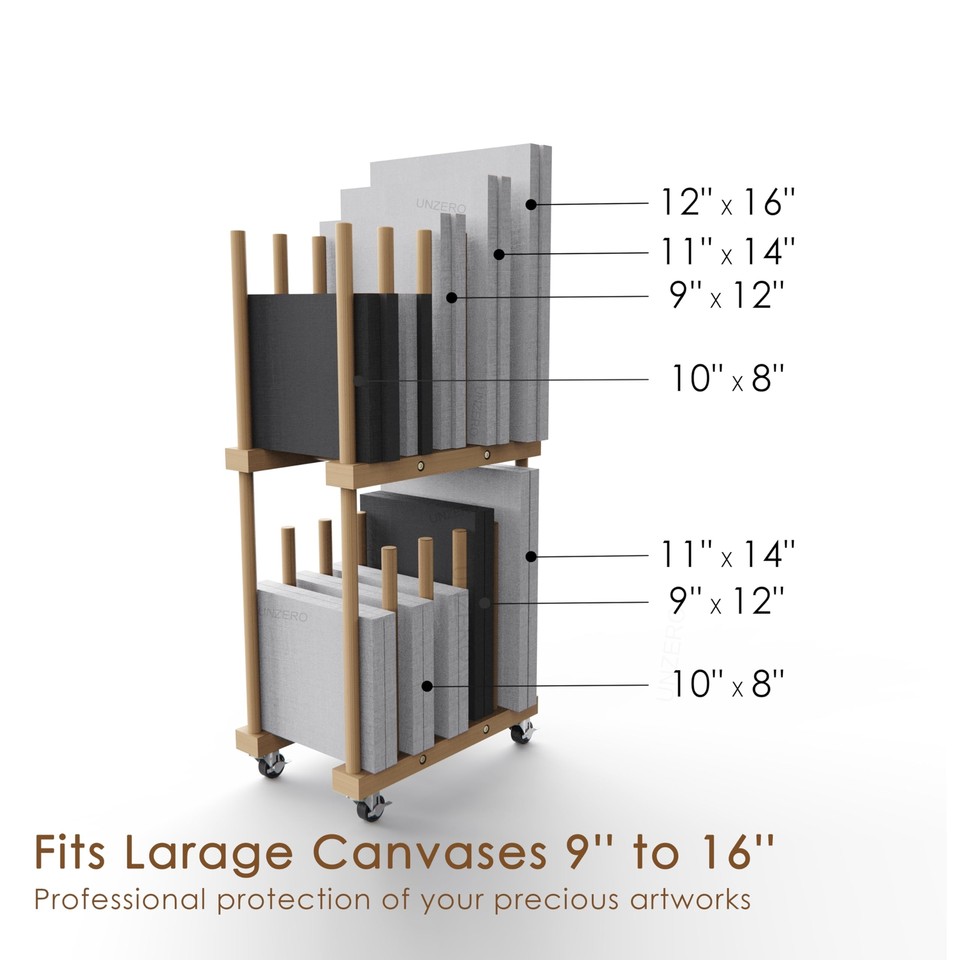 Art Storage Rack Art Canvas Storage Art Drying Rack Canvas Boards Rack ...