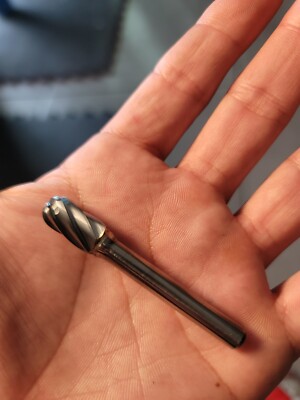 Sealey SDBC2 Tungsten Carbide Rotary Burr Cylindrical Ball Nose Ripper ...