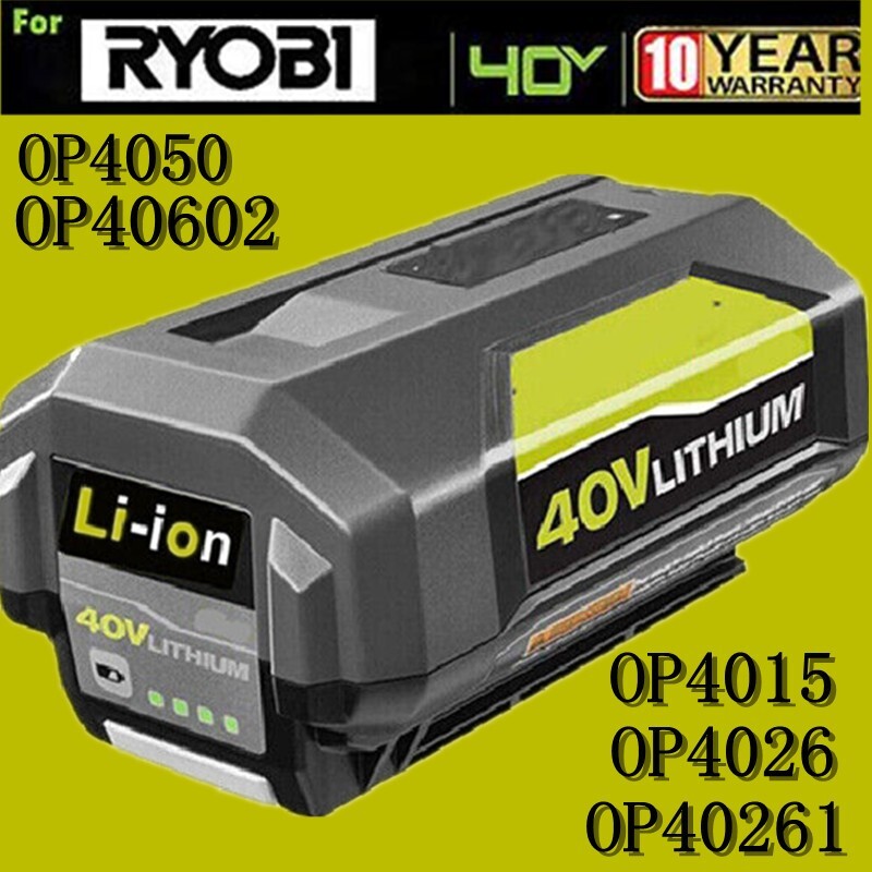 2pack 40V Battery For Ryobi 40 Volt 6.0Ah Lithium OP4050 OP40602 ...