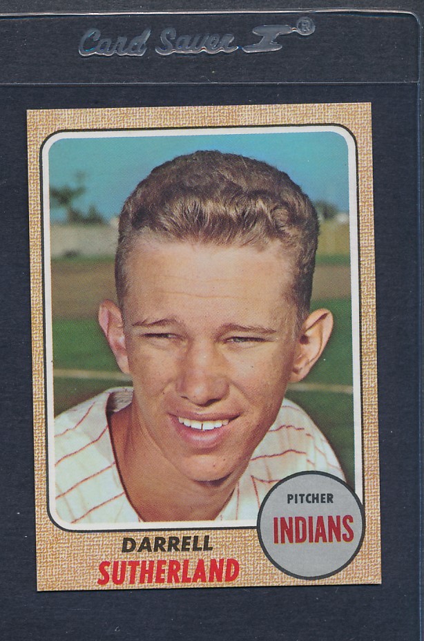 1968 Topps #551 Darrell Sutherland Indians NM *2902 | eBay
