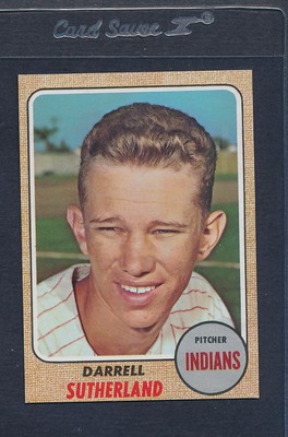 1968 Topps #551 Darrell Sutherland Indians NM *2902 | eBay