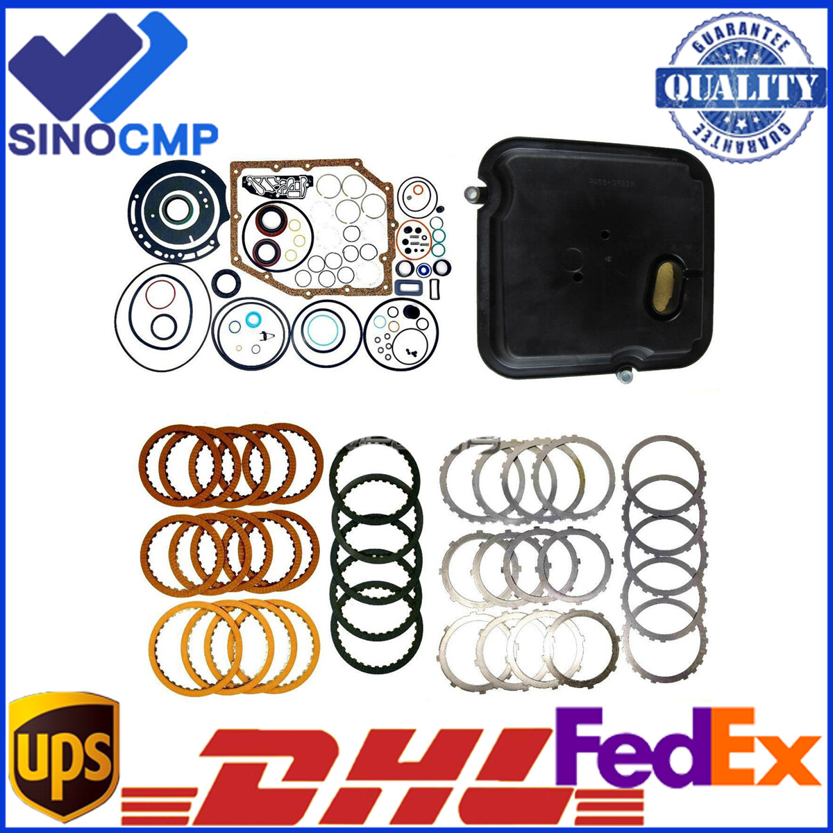 42RLE Transmission Master Rebuild KIT 03-UP W/ Filter Gaskets Bushing ...