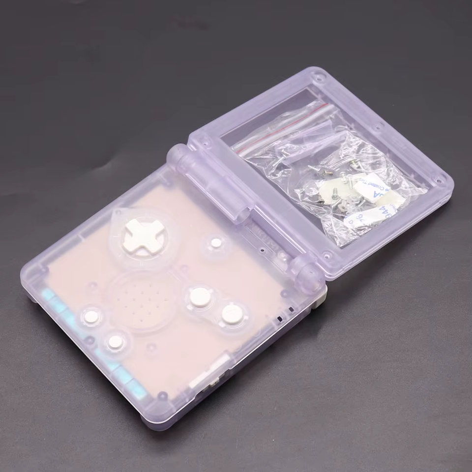 For Gameboy Advance SP Transparent Replacement Housing Shell for GBA SP ...