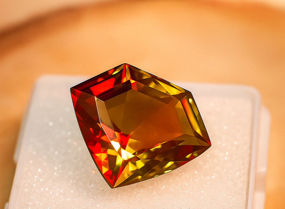 Natural Alexandrite Gemstone Fancy Cut 12-14Ct Certified Loose Gemstone ...