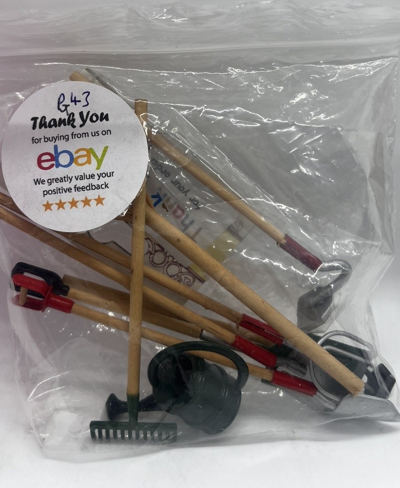 Dolls house garden shed garage tools job lot in 1/12th scale | eBay UK