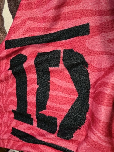 One Direction 1D Fleece Blanket Throw Group Photo Pink Liam Payne RARE ...