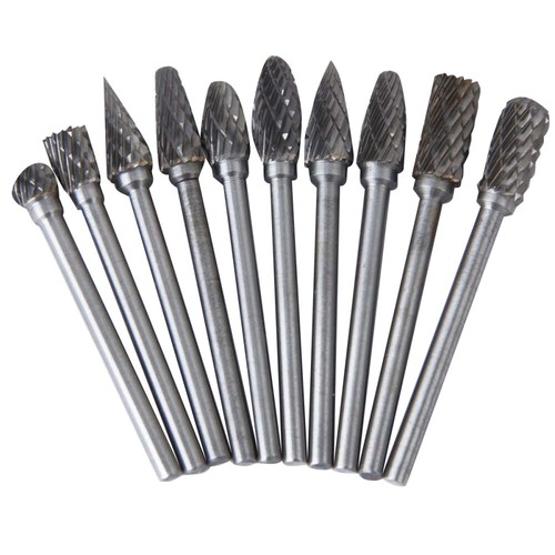 10 Pcs Die Bits Rotary Tool Peeled Grinding Head Deburring | eBay