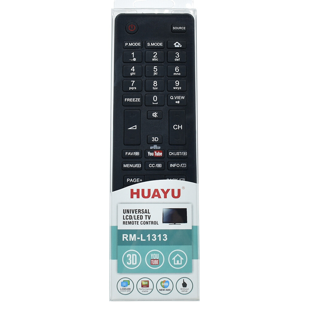 New HUAYU RM-L1313 Universal For Haier TV Remote Control HTR-A18EN HTR ...