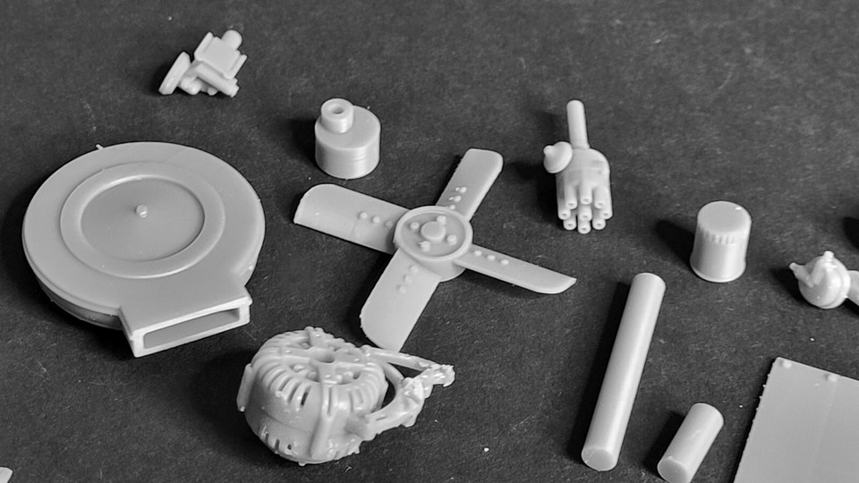 DODGE MOPAR 440 MAGNUM - ENGINE - 3D 8 12 18 24 Tamiya Revell Monogram ...