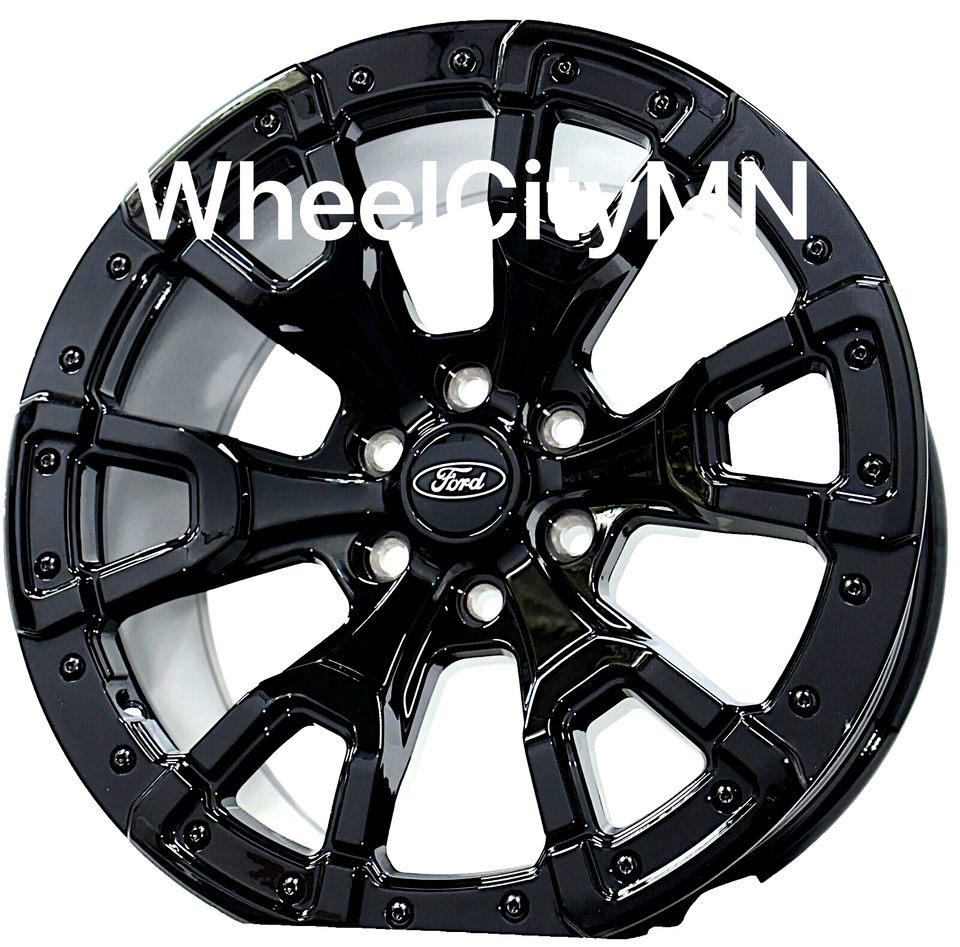 20" gloss Black OE Raptor replica wheels fits 2023 Ford Bronco Badlands ...