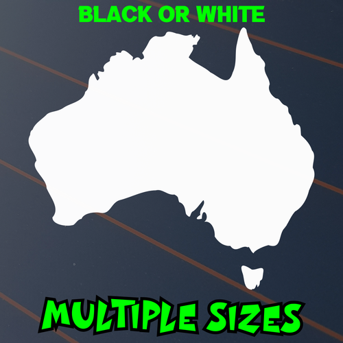 Australia Sticker Car Decal Window Map Aussie Straya Caravan Country ...