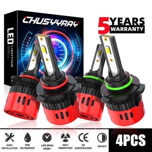 For 2006-2011 Honda Civic 2Dr Coupe 4x 6500K Led Headlight Conversion ...