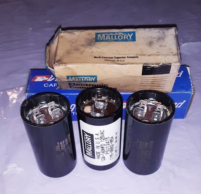 Capacitors - Mallory Type