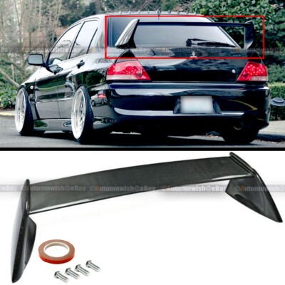 For 03-07 Mitsubishi Evolution EVO 8 9 Full Carbon Fiber Rear Trunk ...
