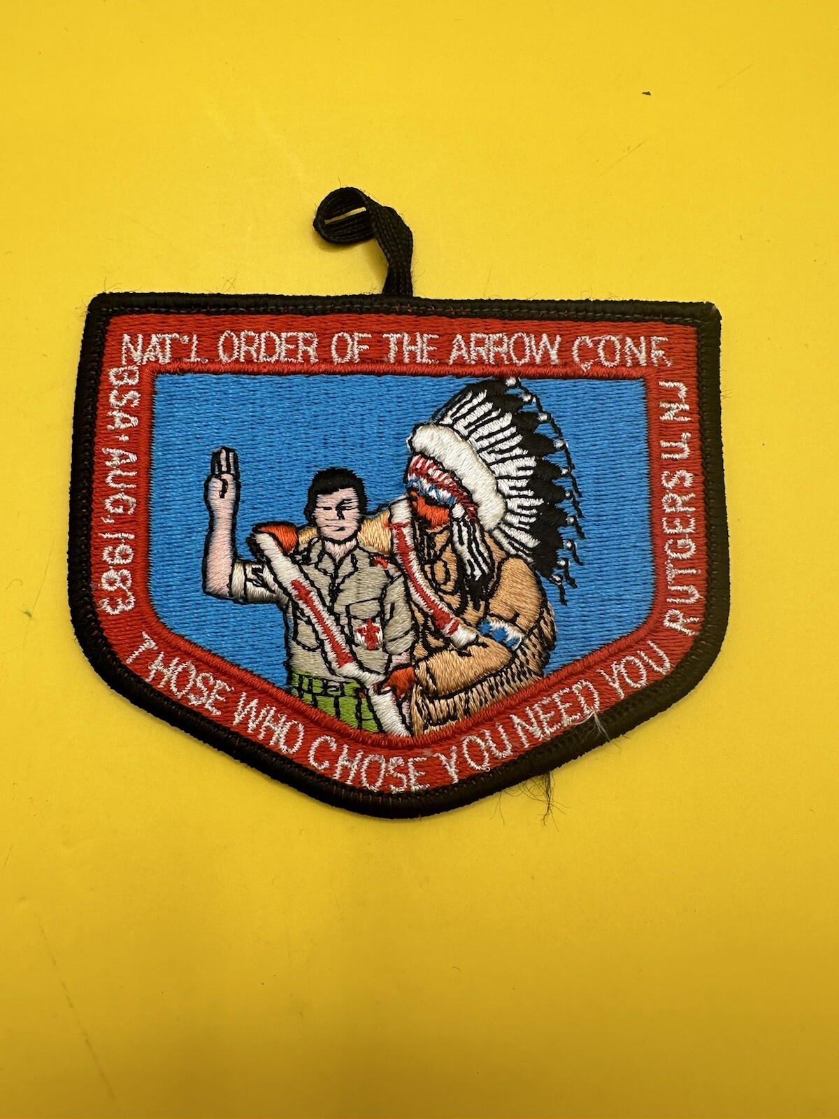 Boy Scout 1983 NOAC National Conference Csatari Art NJ Loop OA Order ...