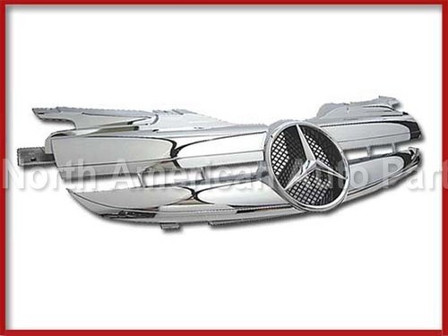 SLK R170 All Chrome Grille Star SLK320 SLK230 SLK32 SLK200 New Parts | eBay