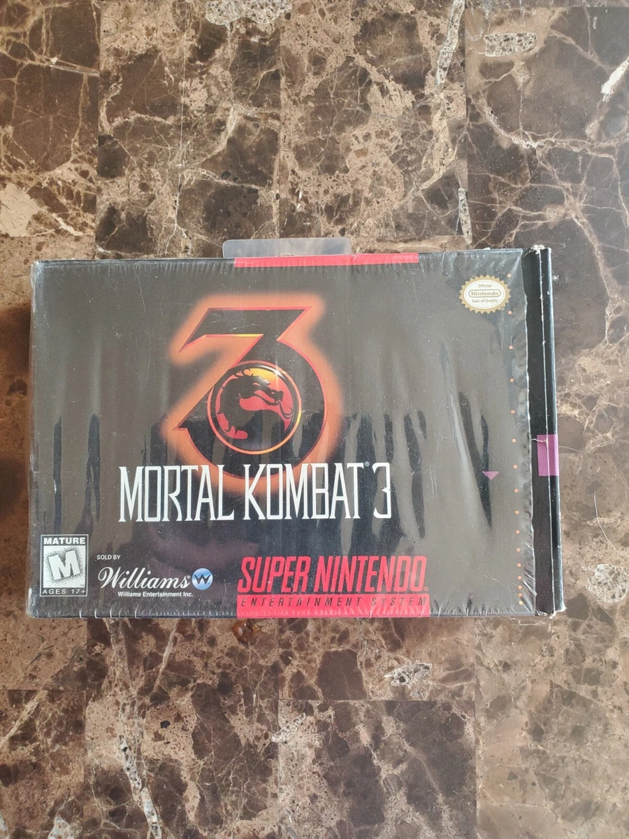 Mortal Kombat 3 Snes Box