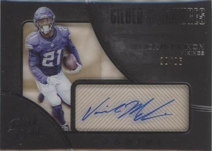 2016 Panini Black Gold - Gilded Signatures Jerick McKinnon #GL-JM /49 ...
