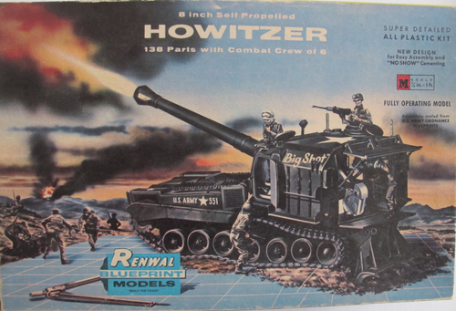 8 Inch Self-Propelled Howitzer Renwal Models / SSP Revell/Renwal N° 85 ...