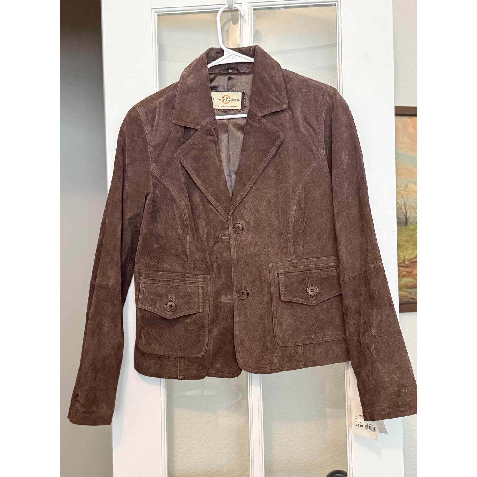 Vintage Wilson Leather suede jacket men’s size 40 / M… - Gem