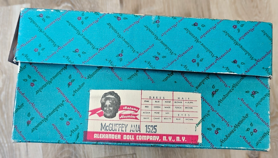 Alexander Doll Company McGuffey Ana 1525 in Original Box Still In ...