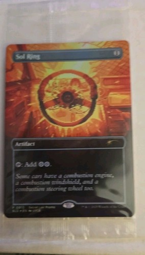 Sol Ring 910 Foil MTG Magic The Gathering Secret Lair Borderless Sealed ...