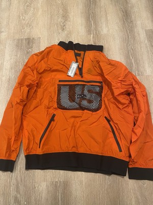 Kith Mesh Pocket Pullover Jacket Orange Black Men’s XL New With Tags ...