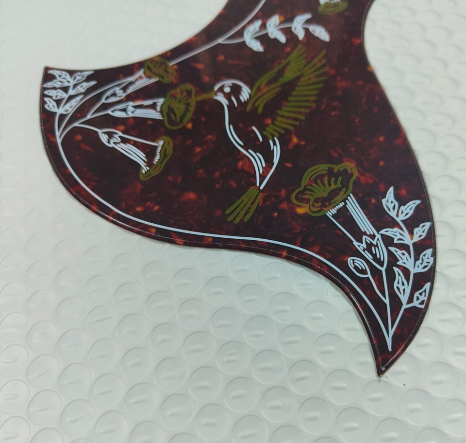 Custom Guitar pickgaurd - Hummingbird Pickguard For US Gibson Acoustic ...