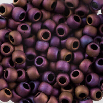 8/0 TOHO ROUND Matte Color Mauve Mocha Seed Bead (8g) | eBay