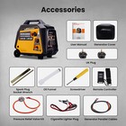 3500W Portable Petrol Generator Inverter Silent GAS / LPG Dual Fuel ...